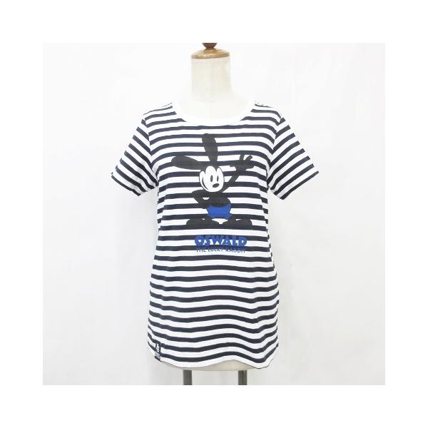 パーリーゲイツ PEARLY GATES OSWALD オズワルド Tシャツ ゴルフ 半袖 丸首 キャラクター ボーダー 紺 白 ネイビー ホワイト 0 レディース【ブランド】パーリーゲイツ PEARLY GATES【表記サイズ】0(日本サ...