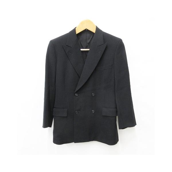 kodama ジャケット ブラックフォーマル ダブル ピークドラペル ウール 黒 ブラック Y4 メンズ【表記サイズ】Y4【実寸サイズ】肩幅：42cm　身幅：49cm　袖丈：51cm　着丈：69cm　　【素材】表地 毛 100%　裏地 キュ...