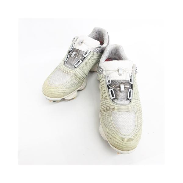 フットジョイ FootJoy FJ ハイパーフレックス2 ボア ゴルフシューズ スパイク ダイヤル式 51026J グレー アイボリー 24.5 XW レディース【ブランド】フットジョイ FootJoy【表記サイズ】JPN:24.5 XW ...