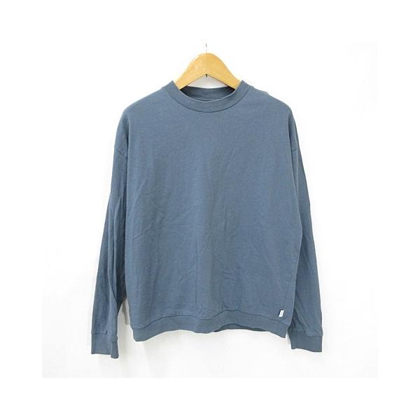 SIGNIFICANT CLOTHES Tシャツ カットソー 長袖 丸首 綿 青 ブルー M メンズ【表記サイズ】M【実寸サイズ】肩幅：57cm　身幅：64cm　袖丈：59cm　着丈：66cm　　【素材】綿 100%【色】青　　※ 色に関し...