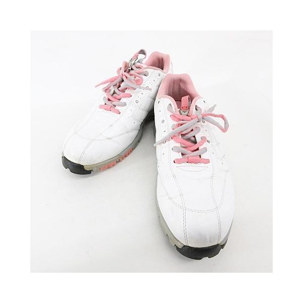 ミズノ MIZUNO LIGHT STYLE ゴルフシューズ LS-025 ホワイト ピンク 23.5 EEE レディース【ブランド】ミズノ MIZUNO【表記サイズ】23.5 EEE【実寸サイズ】最大幅：9.7cm　アウトソール：17cm...