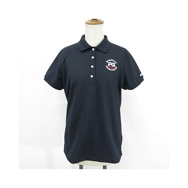 パーリーゲイツ PEARLY GATES シャツ ゴルフ スポーツウェア 半袖 ロゴ 刺繍 プリント 紺 ネイビー 2 レディース【ブランド】パーリーゲイツ PEARLY GATES【表記サイズ】2(日本サイズL程度)【実寸サイズ】肩幅：3...