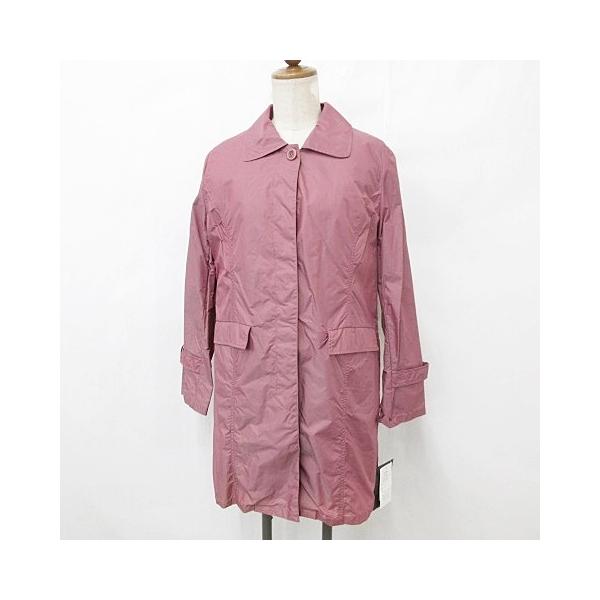 未使用品 レレベル LELE BELL コート ステンカラー 比翼 ボタン開き ライナー ナイロン ピンク LL レディース【表記サイズ】LL【実寸サイズ】肩幅：40cm　身幅：53cm　袖丈：60cm　着丈：81cm　　【素材】表地 ナイ...