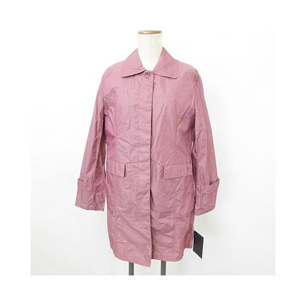 未使用品 LELE BELL コート ステンカラー 比翼 ボタン開き ライナー 中綿キルト ナイロン ピンク L レディース【表記サイズ】L【実寸サイズ】肩幅：40.5cm　身幅：52.5cm　袖丈：59cm　着丈：81cm　　【素材】表地...