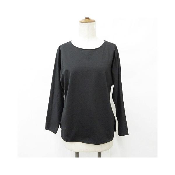 23区 オンワード樫山 VINGT-TROIS カットソー プルオーバー ドルマン 長袖 ボートネック 黒 ブラック 38 レディース【ブランド】23区 オンワード樫山【表記サイズ】38（Mサイズ程度）【実寸サイズ】着丈：65cm　ゆき丈：...