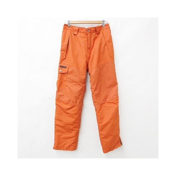 ワークマン WORKMAN HEAT ASSIST 中綿パンツ 作業服 ロング 透湿 防水 防寒 オレンジ M メンズ【表記サイズ】M【実寸サイズ】ウエスト：71-82cm　もも幅：31cm　裾幅：23cm　股上：33cm　股下：73cm　...