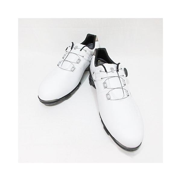 未使用品 ミズノ MIZUNO ジュネム 009 ボア GENEM 009 BOA ゴルフシューズ スパイク ダイヤル式 51GM190003 ホワイト 27.5  メンズ【ブランド】ミズノ MIZUNO【表記サイズ】US:10.5 UK:...