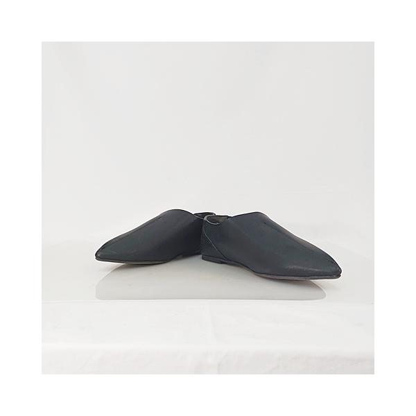 ANTIQUA PATTERN TORSO 革靴 パンプス スリッポン レザー ポインテッドトゥ ブラック 黒 LL レディース【表記サイズ】LL (24cm程度）【実寸サイズ】最大幅：7.5cm　アウトソール：27cm　　【色】ブラック　...