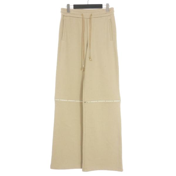 ワットウィーウェアマターズ WWWM What We Wear Matters スウェットワイドパンツ S ベージュ YJAK7101 メンズ【表記サイズ】S【実寸サイズ】ウエスト：70cm　もも幅：28cm　裾幅：28cm　股上：28cm...