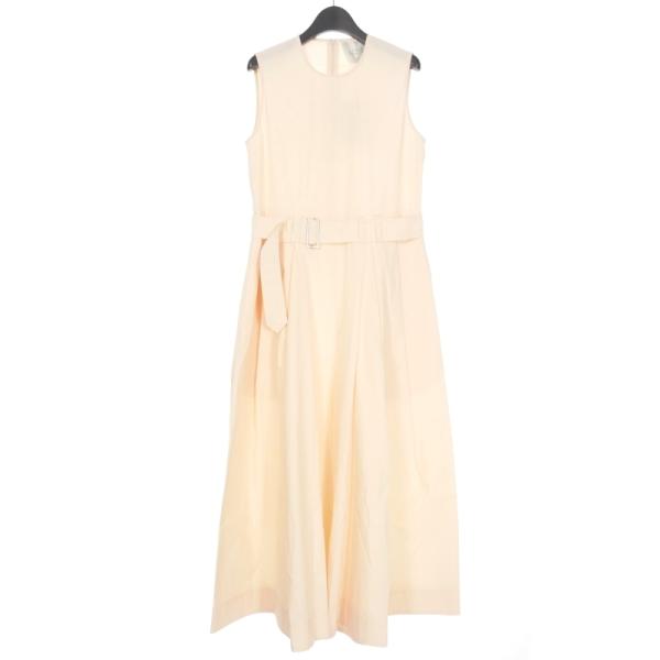 スタジオニコルソン STUDIO NICHOLSON HAYDEE POWDER COTTON SLEEVELESS BELTED WIDE LEG JUMPSUIT オールインワン つなぎ 0 ピンク SNW-844 国内正規【ブランド】...