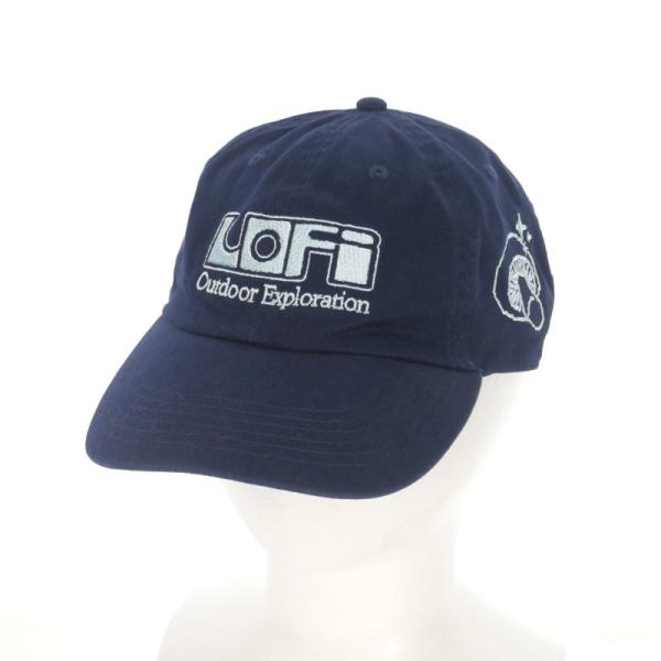 Lo-Fi Outdoor Exploration 6 Panel Cap キャップ 帽子 ネイビー 紺 メンズ【実寸サイズ】つば：7cm　頭周り：FREEcm　　【素材】コットン系【色】ネイビー　※照明や撮影環境により、実物と若干お色が違...