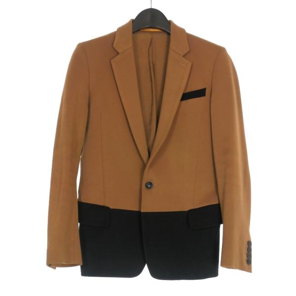 ガラアーベント GalaabenD ストレッチツイル バイカラージャケット ブレザー 長袖 S ベージュ/ブラック 87334218 メンズ【ブランド】ガラアーベント GalaabenD【表記サイズ】S【実寸サイズ】肩幅：38cm　身幅：4...