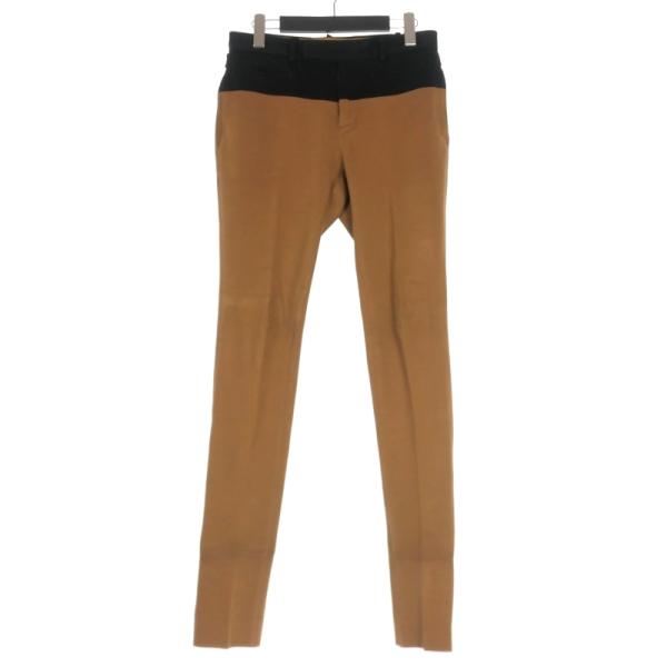 ガラアーベント GalaabenD ストレッチツイル バイカラーパンツ スラックス S ベージュ/ブラック 87334518 メンズ【ブランド】ガラアーベント GalaabenD【表記サイズ】S【実寸サイズ】ウエスト：78cm　もも幅：24...