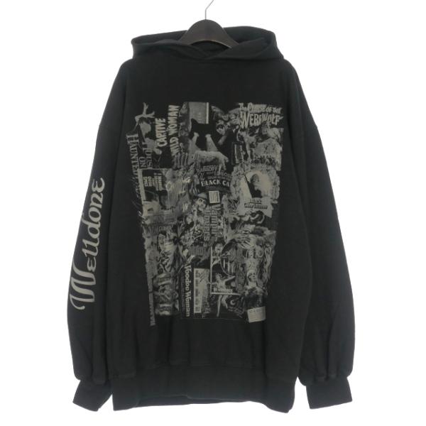 ウェルダン WE11DONE 22AW Horror Collage Hoodie ホラーコラージュフーディ パーカー 長袖 XS ブラック 黒 WD-TH3-22-744-U-BK メンズ【ブランド】ウェルダン WE11DONE【表記サイ...
