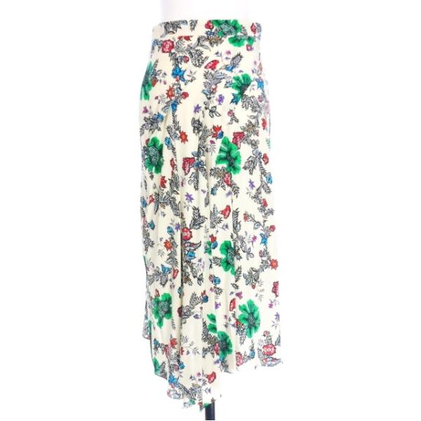 イザベルマラン ISABEL MARANT フラワープリント シルクスカート ロング 36 アイボリー 18A0251 レディース【ブランド】イザベルマラン ISABEL MARANT【表記サイズ】36【実寸サイズ】ウエスト：66cm　スカ...