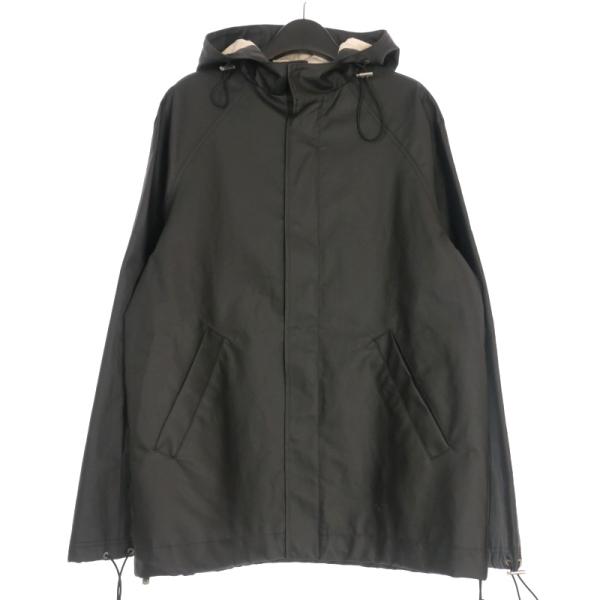 未使用品 フォーティーフォーレーベルグループ 44 LABEL GROUP NIGHT JACKET コーティング加工 ジャケット ブルゾン 46 ブラック 黒 22JA01-300-099 国内正規【表記サイズ】46【実寸サイズ】身幅：5...