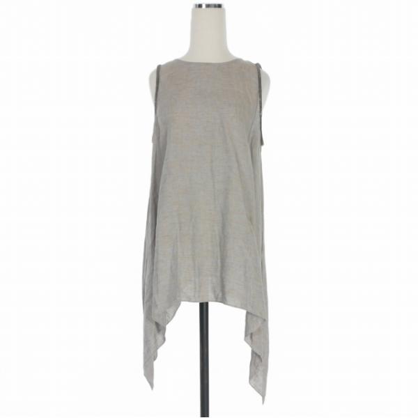 ファビアナフィリッピ FABIANA FILIPPI ノースリーブワンピース グレー レディース【表記サイズ】表記なし【実寸サイズ】身幅：43cm　総丈：58cm　　【素材】品質表示タグなし【色】グレー　※照明や撮影環境により、実物と若干お...