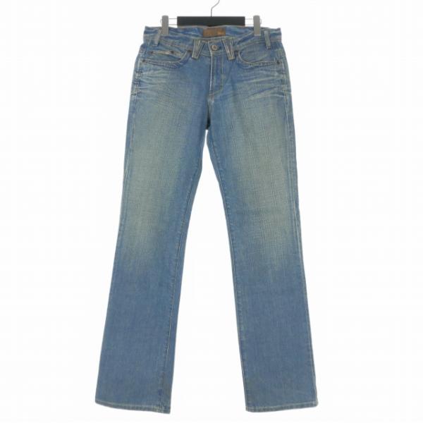 ヤヌーク YANUK ストレートデニムパンツ ジーンズ 30 インディゴ MIN23001 メンズ【ブランド】ヤヌーク YANUK【表記サイズ】30【実寸サイズ】ウエスト：82cm　もも幅：30cm　裾幅：20cm　股上：26cm　股下：8...