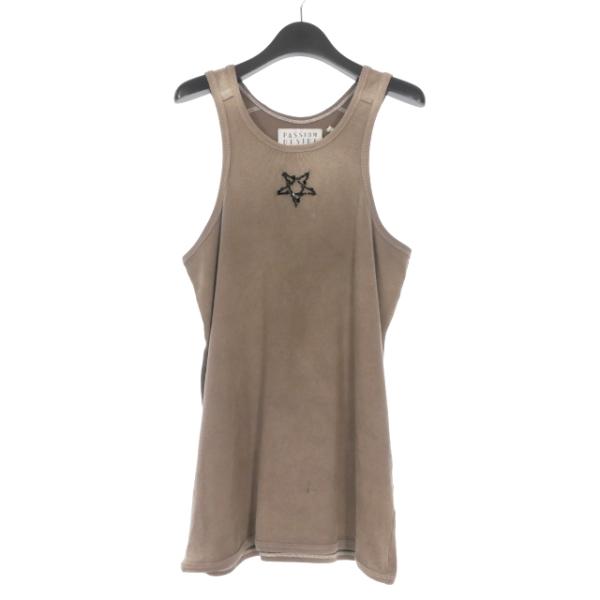 コンダクター el conductorH 24AW SPANGLE PENTAGRAM EMBROIDERED タンクトップ 4 グレー PD24AW04 メンズ【表記サイズ】4【実寸サイズ】身幅：44cm　着丈：65cm　　【素材】綿97...