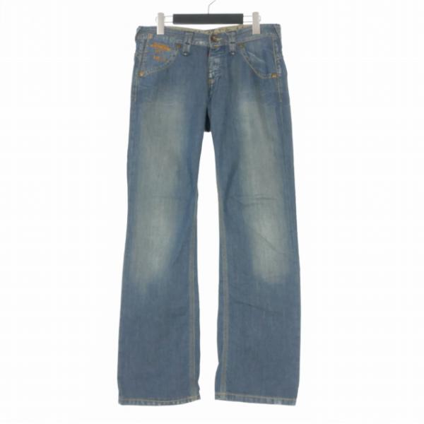 ジースターロウ G-Star RAW ストレートデニムパンツ ジーンズ 31/32 インディゴ 33-01 S/E 11 01 国内正規 メンズ【ブランド】ジースターロウ G-Star RAW【表記サイズ】31/32【実寸サイズ】ウエスト：...