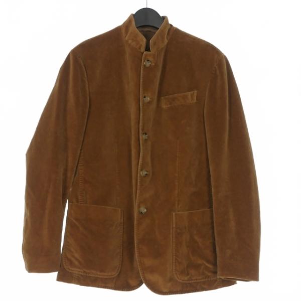 イレブンティ eleventy Slim-Fit Mandarin Collar Suede Jacket スエード テーラードジャケット ブレザー 長袖 46 ブラウン 茶  JAC28067  メンズ【ブランド】イレブンティ eleve...