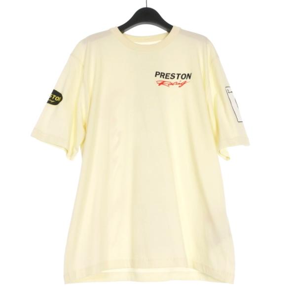 ヘロンプレストン HERON PRESTON クルーネック ロゴプリントTシャツ カットソー 半袖 L アイボリー 白 HMAA032S23JER008 国内正規 メンズ【ブランド】ヘロンプレストン HERON PRESTON【実寸サイズ】...