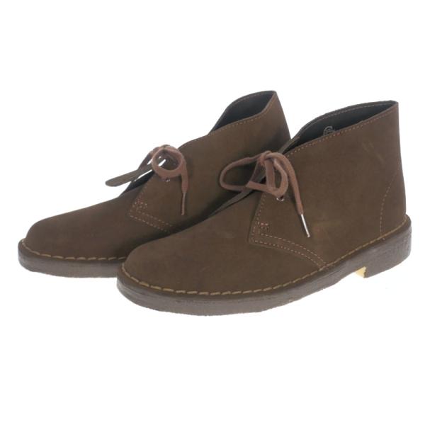未使用品 クラークス clarks Desert Boot デザートブーツ スエード 靴 UK3 22cm ブラウン 茶 レディース【ブランド】クラークス clarks【表記サイズ】UK3 22cm 【実寸サイズ】最大幅：9.5cm　アウト...