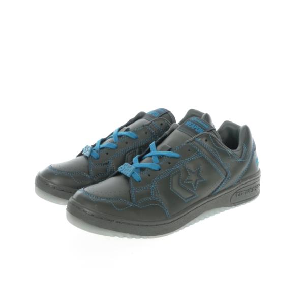 未使用品 コンバース CONVERSE  x WIND AND SEA WEAPON OX ローカットスニーカー 靴 27cm ブラック/ブルー 青 メンズ【ブランド】コンバース CONVERSE【表記サイズ】27cm【実寸サイズ】最大幅：...