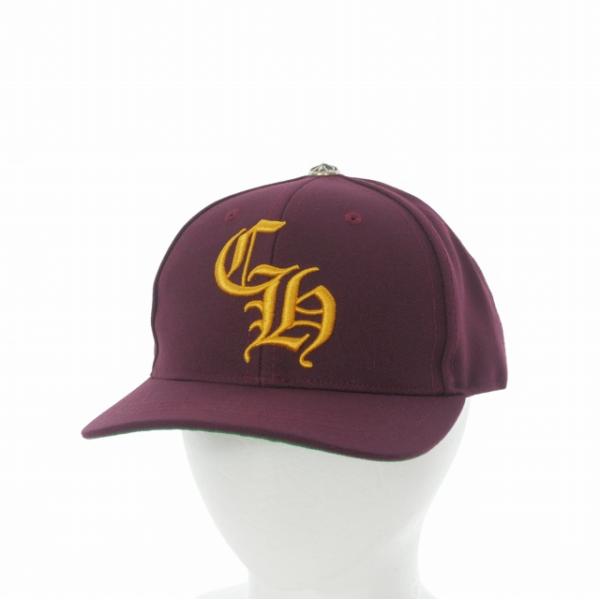 クロムハーツ CHROME HEARTS CH刺繍 ベースボールキャップ 帽子 OS エンジ 赤系 国内正規 メンズ【ブランド】クロムハーツ CHROME HEARTS【表記サイズ】ワンサイズ(51-61)【実寸サイズ】つば：7cm　頭周り...