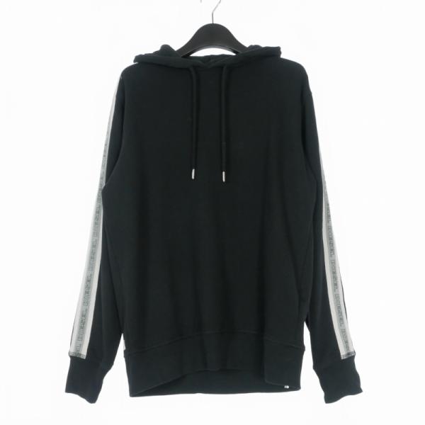 ディーゼル DIESEL 袖プリント フーディ パーカー 長袖 S ブラック 黒 00CEMD-UMLT-BRANDON 国内正規 メンズ【ブランド】ディーゼル DIESEL【表記サイズ】S【実寸サイズ】肩幅：48cm　身幅：53cm　着丈...