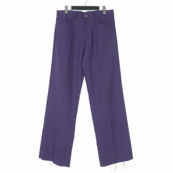 ダイリク DAIRIKU 22AW Straight Pressed Pants ストレートプレスドパンツ スラックス 31 パープル 紫 22AW P-3 メンズ【ブランド】ダイリク DAIRIKU【表記サイズ】31【実寸サイズ】ウエスト...