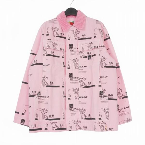 スカイハイファーム Sky High Farm 24SS INSULATION PRINT CHORE COAT チョアコート ジャケット 長袖 XS ピンク SHF05C007 メンズ レディース【表記サイズ】XS【実寸サイズ】肩幅：51...
