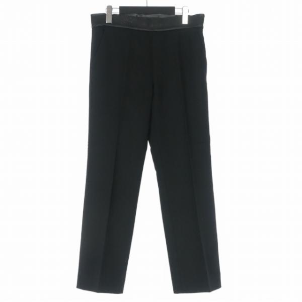 ハイダーアッカーマン Haider Ackermann ウエストゴム テーパードパンツ スラックス 38 ブラック 黒 国内正規 レディース【ブランド】ハイダーアッカーマン Haider Ackermann【表記サイズ】38【実寸サイズ】ウ...