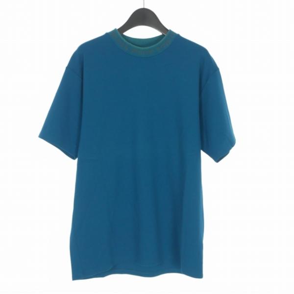 アクネ ストゥディオズ Acne Studios NAVID ネックロゴ Ｔシャツ カットソー 半袖 M ブルー 青 BL0004  メンズ【ブランド】アクネ ストゥディオズ Acne Studios【表記サイズ】M【実寸サイズ】肩幅：48...