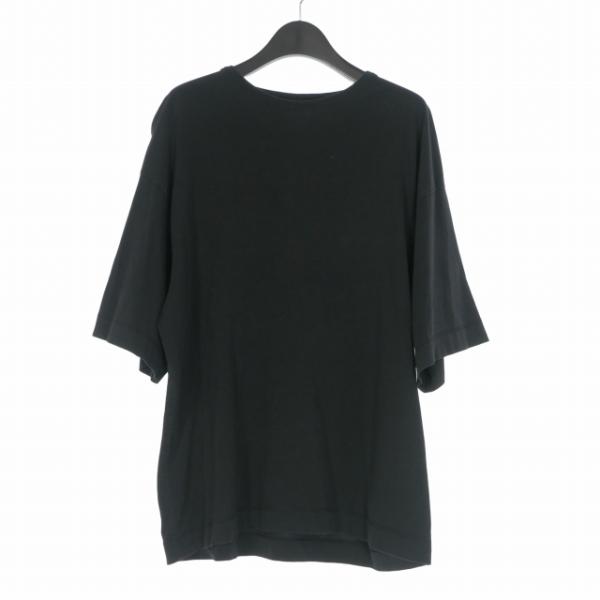 ドリスヴァンノッテン DRIES VAN NOTEN ショートスリーブコットンTシャツ カットソー 半袖 S ブラック 黒  メンズ【ブランド】ドリスヴァンノッテン DRIES VAN NOTEN【表記サイズ】S【実寸サイズ】肩幅：56cm...