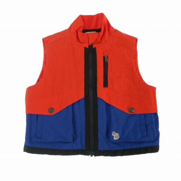 ポールスミス PAUL SMITH JUNIOR バイカラーアウトドアベスト ジャケット キッズ ジュニア 子供服 110 オレンジ/ブルー 3531301-208 国内正規 キッズ【ブランド】ポールスミス PAUL SMITH【表記サイズ...