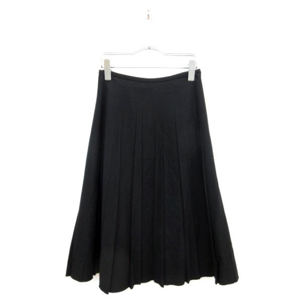クランデュイユ KLEIN D'OEIL スカート プリーツ ミモレ ウール 38 黒 ブラック /YT レディース【中古】【ベクトル 古着】【ブランド】クランデュイユ KLEIN D'OEIL【表記サイズ】38【実寸サイズ】ウエスト：60...