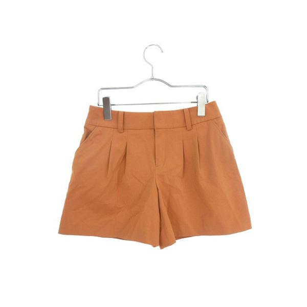 クローラ crolla パンツ ショート タック 36 茶 ブラウン /tk【中古】【ベクトル 古着】【ブランド】クローラ crolla【表記サイズ】36【実寸サイズ】ウエスト：70cm　もも幅：31cm　裾幅：32cm　股上：23cm　股...