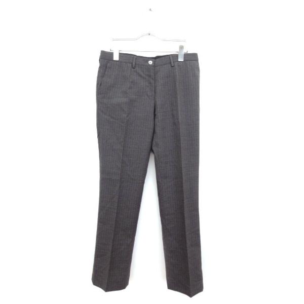シップス SHIPS Equipage パンツ スラックス トラウザー センタープレス ストライプ ウール 42 グレー ▲H ayk レディース【ブランド】シップス SHIPS【表記サイズ】42【実寸サイズ】ウエスト：78cm　もも幅：2...