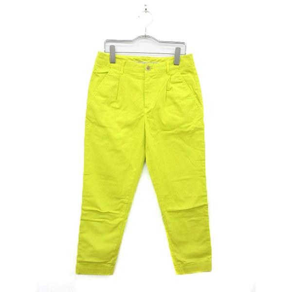 ノートエシロンス note et silence パンツ テーパード タック 0 黄 イエロー /tk1211 レディース【ブランド】ノートエシロンス note et silence【表記サイズ】0【実寸サイズ】ウエスト：70cm　もも幅：...