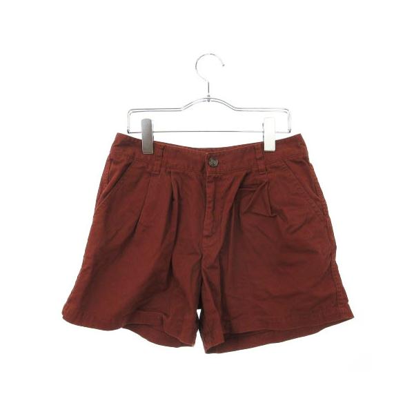 アースミュージック&amp;エコロジー EARTH MUSIC &amp; ECOLOGY パンツ ショート タック M 赤茶 ブラウン ☆S☆ /ey0306 レディース【ブランド】アースミュージック&amp;エコロジー EARTH MU...