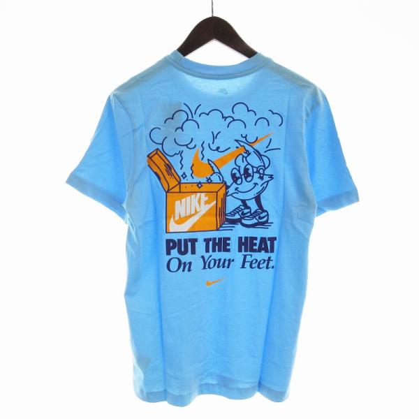 未使用品 ナイキ NIKE タグ付き M GRAPHIC TEE PK5 ショートスリーブ Tシャツ 半袖 プリント M 水色 ライトブルー FV3755-407 /EE【ブランド】ナイキ NIKE【表記サイズ】M【実寸サイズ】肩幅：約41...
