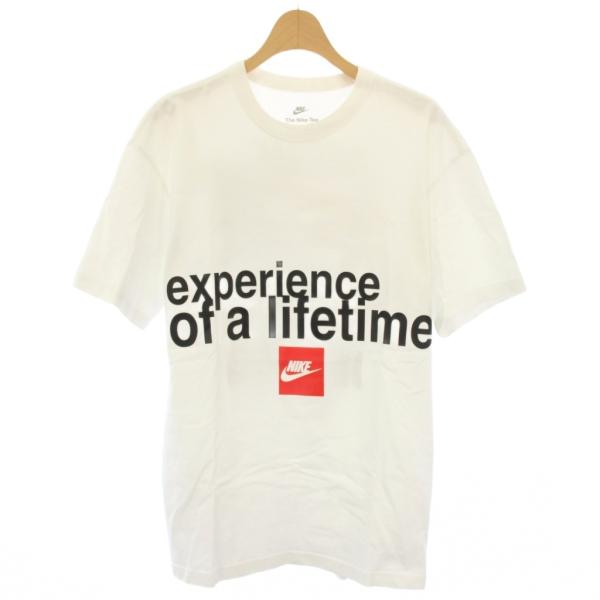 ナイキ NIKE Tシャツ カットソー 半袖 experience of a lifetime プリント S ホワイト HQ3299-100 /TK メンズ【ブランド】ナイキ NIKE【表記サイズ】S【実寸サイズ】肩幅：48cm　身幅：50...