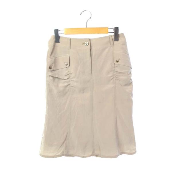 クードシャンス CdeC COUP DE CHANCE スカート 膝丈 タイト 38 ベージュ /DF レディース【中古】【ベクトル 古着】【ブランド】クードシャンス CdeC COUP DE CHANCE【表記サイズ】38【実寸サイズ】ウ...