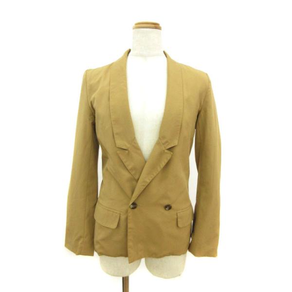 ミラヴィール miraville ジャケット テーラード S ベージュ /ss レディース【表記サイズ】S【実寸サイズ】肩幅：36cm　身幅：44cm　袖丈：57.5cm　着丈：59cm　　【素材】表地　ポリエステル96%　ポリウレタン4%...