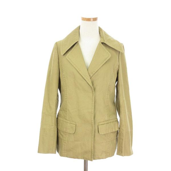 Le ly Fevrier ジャケット テーラード 背抜き ベージュ /sa レディース【表記サイズ】表記なし【実寸サイズ】肩幅：35.5cm　身幅：45cm　袖丈：58.5cm　着丈：61.5cm　　【素材】ケアタグがないため不明【色】ベ...