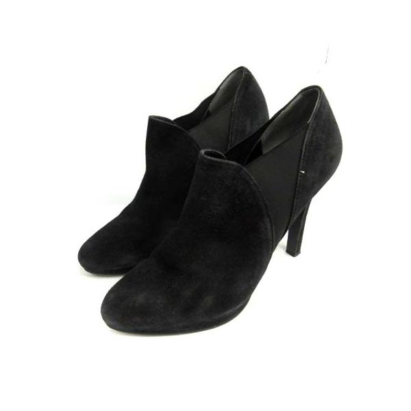 ダイアナ DIANA ブーティ スエード サイドゴア 24 黒 /DT ■CA直11 レディース【中古】【ベクトル 古着】【ブランド】ダイアナ DIANA【表記サイズ】24【実寸サイズ】履き口周り：32cm　筒高：7cm　ヒールの高さ：11...