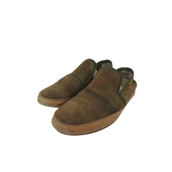 ステファノガンバ STEFANO GAMBA スリッポン スウェード 迷彩 カモフラ サイズ40 ブラウン系 QQQ メンズ【ブランド】ステファノガンバ STEFANO GAMBA【実寸サイズ】最大幅：9cm　アウトソール：27cm　　【色...