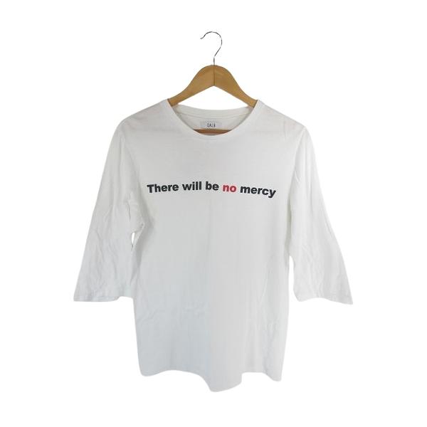 カルブ QALB プルオーバー Tシャツ 五分袖 ワンポイント ホワイト サイズF QQQ メンズ【表記サイズ】F【実寸サイズ】肩幅：43cm　身幅：49cm　着丈：40cm　袖丈：65cm　　【素材】綿/100%【色】ホワイト　※色に関し...