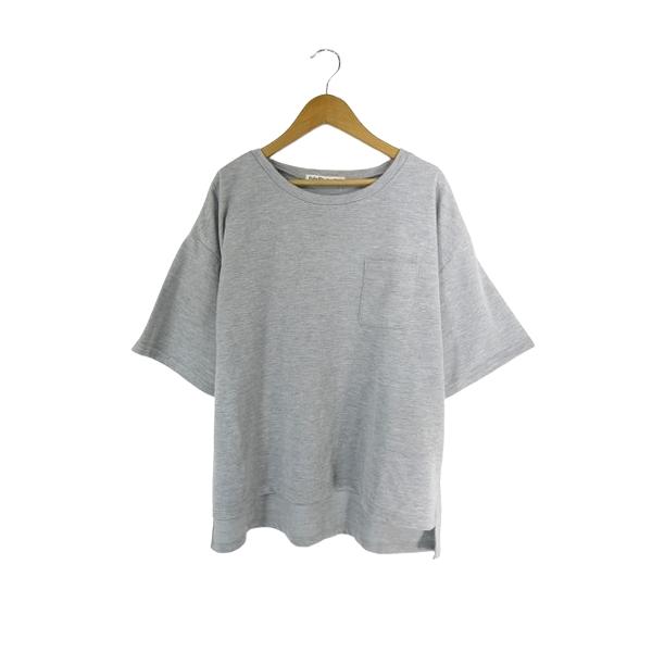 キューティーブロンド Cutie Blonde Tシャツ 半袖 胸ポケット プリント サイズL グレー QQQ レディース【ブランド】キューティーブロンド Cutie Blonde【表記サイズ】L【実寸サイズ】肩幅：55cm　身幅：60cm...